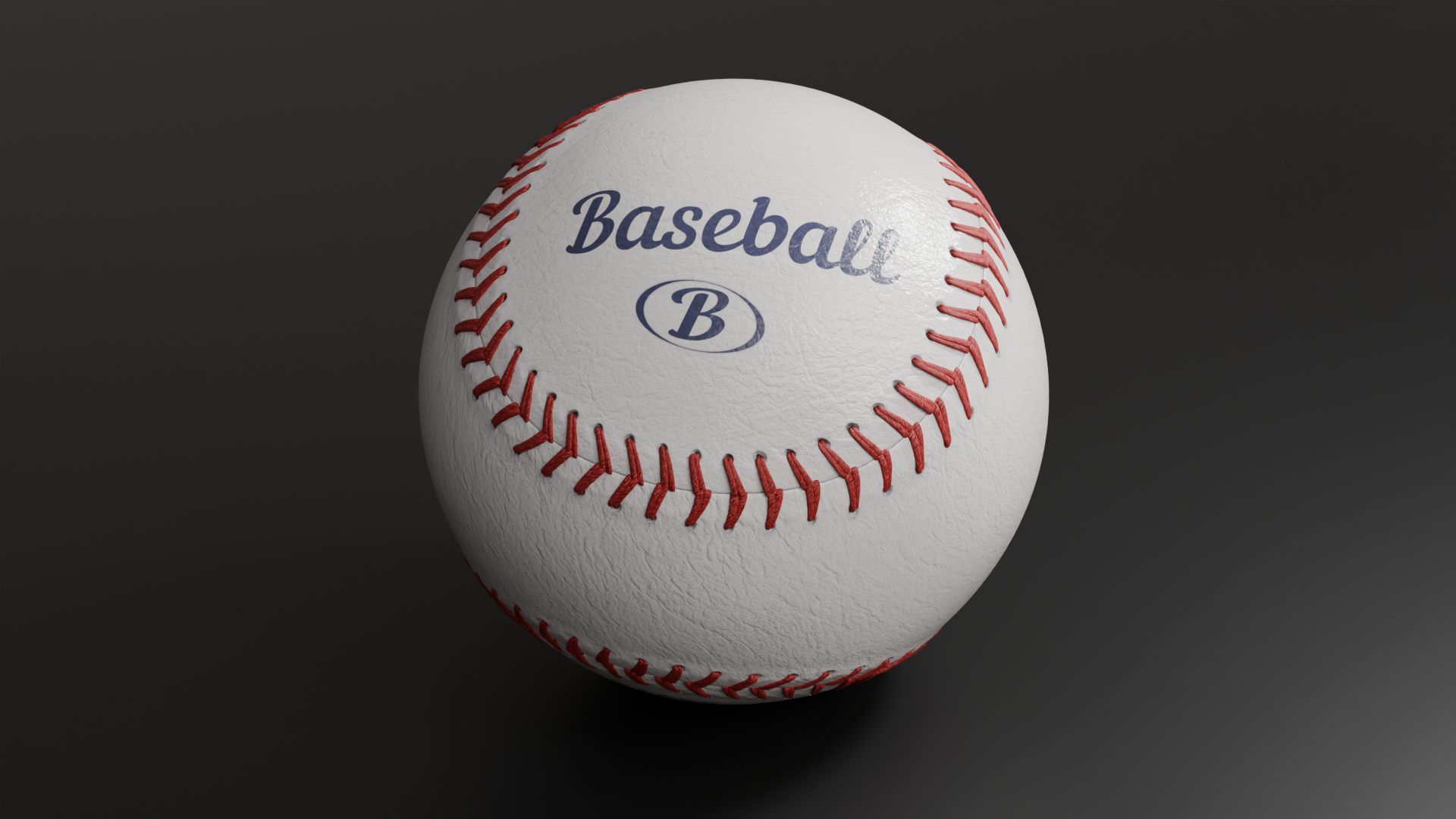 Baseball With Generic Logo 3D Model - TurboSquid 2261370