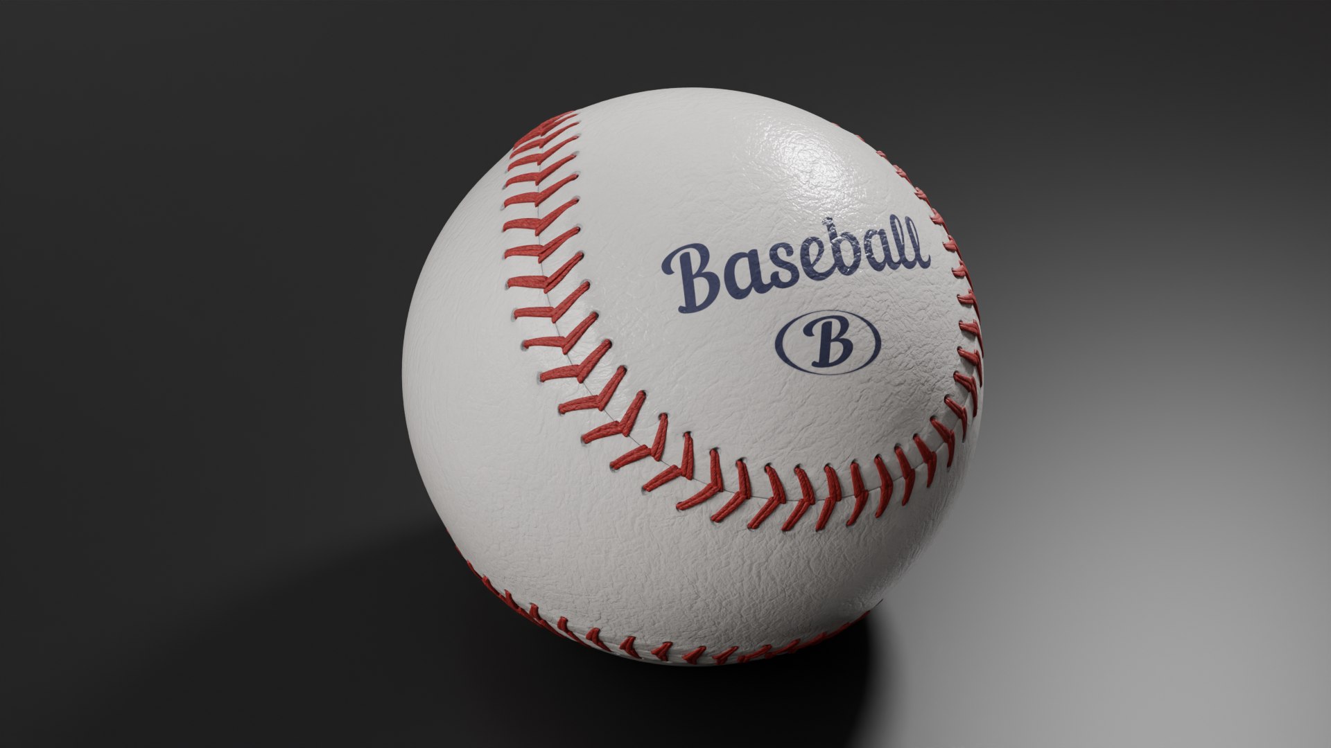 Baseball With Generic Logo 3D Model - TurboSquid 2261370
