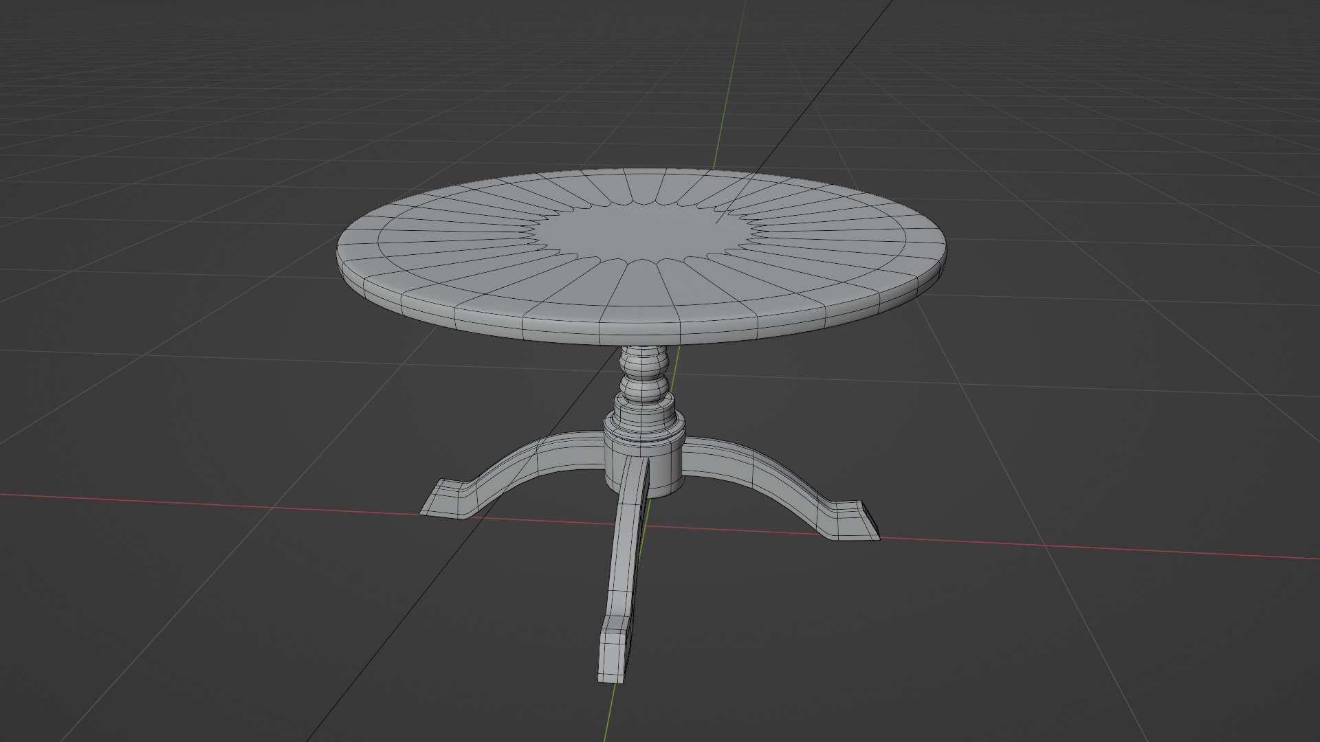 3D Round Table - TurboSquid 2154678