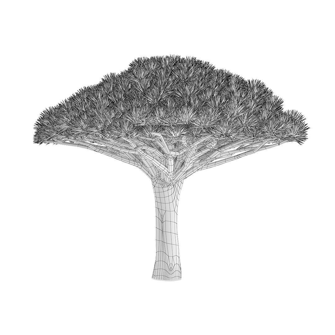 3D Dragon Tree Model - TurboSquid 1205259