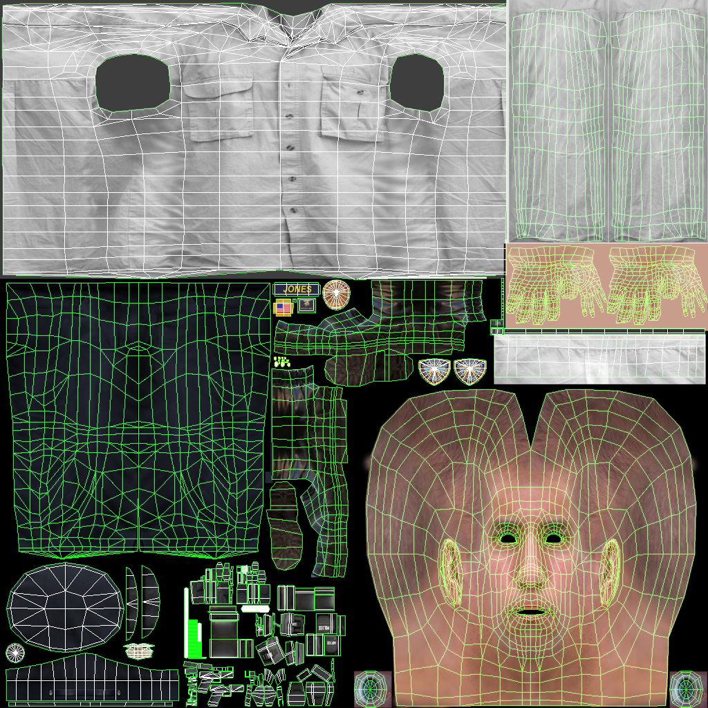 policeman police man 3d model