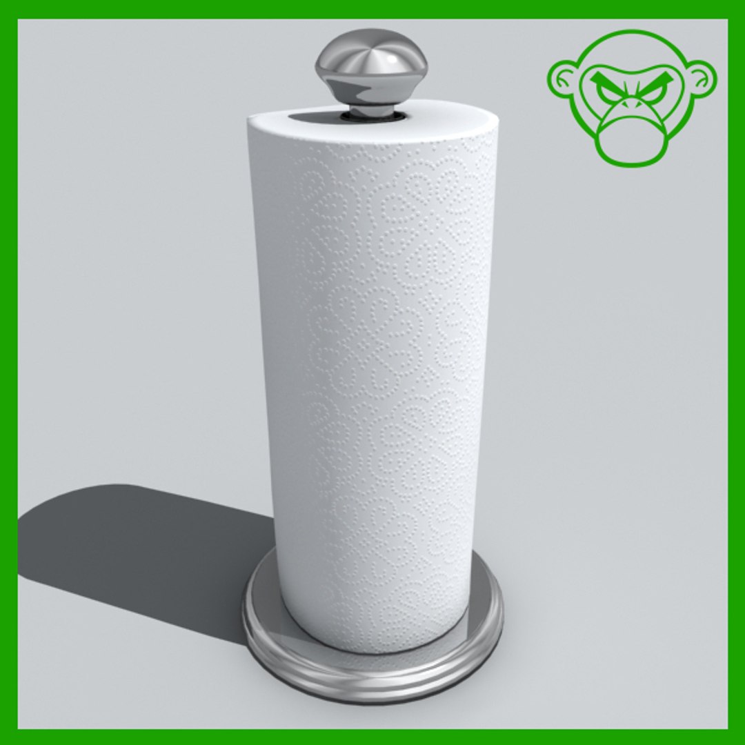 3ds Max Paper Towel Holder