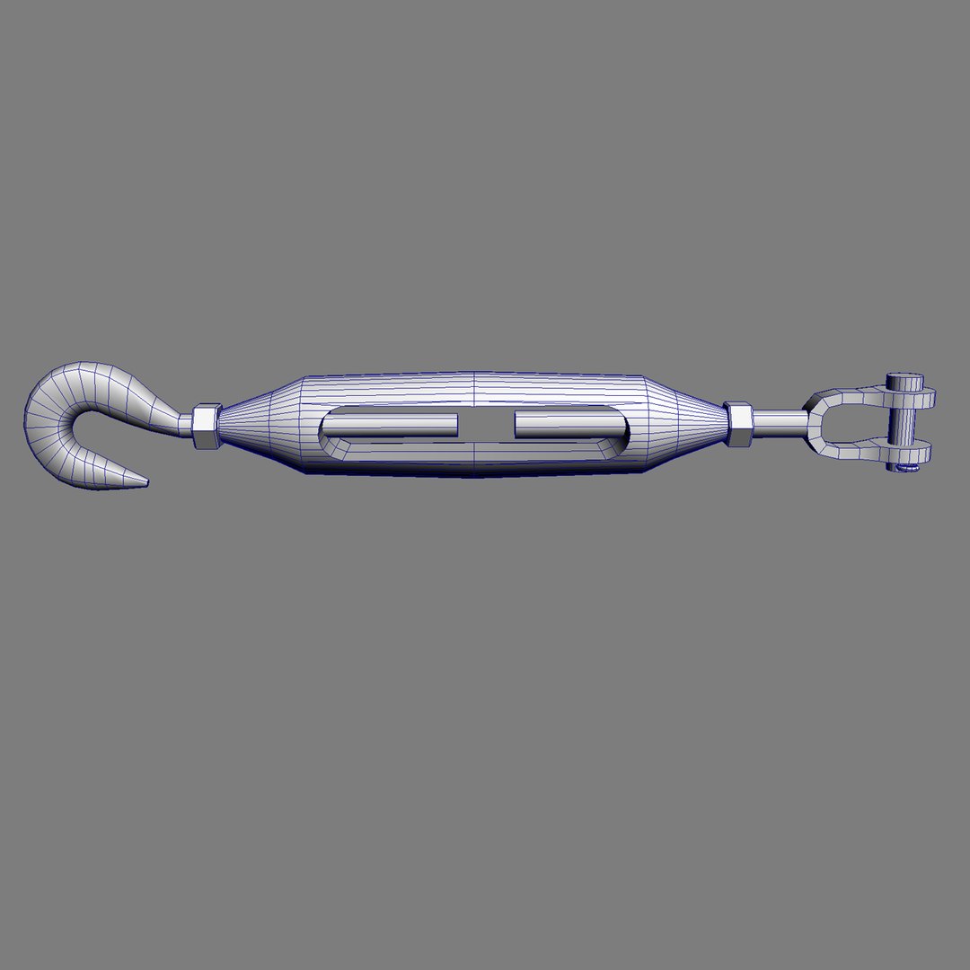 Turnbuckle E 3D Model - TurboSquid 1441105