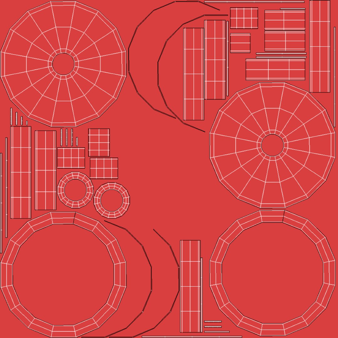 Red Ribbon Plastic Reel Model - TurboSquid 2195824
