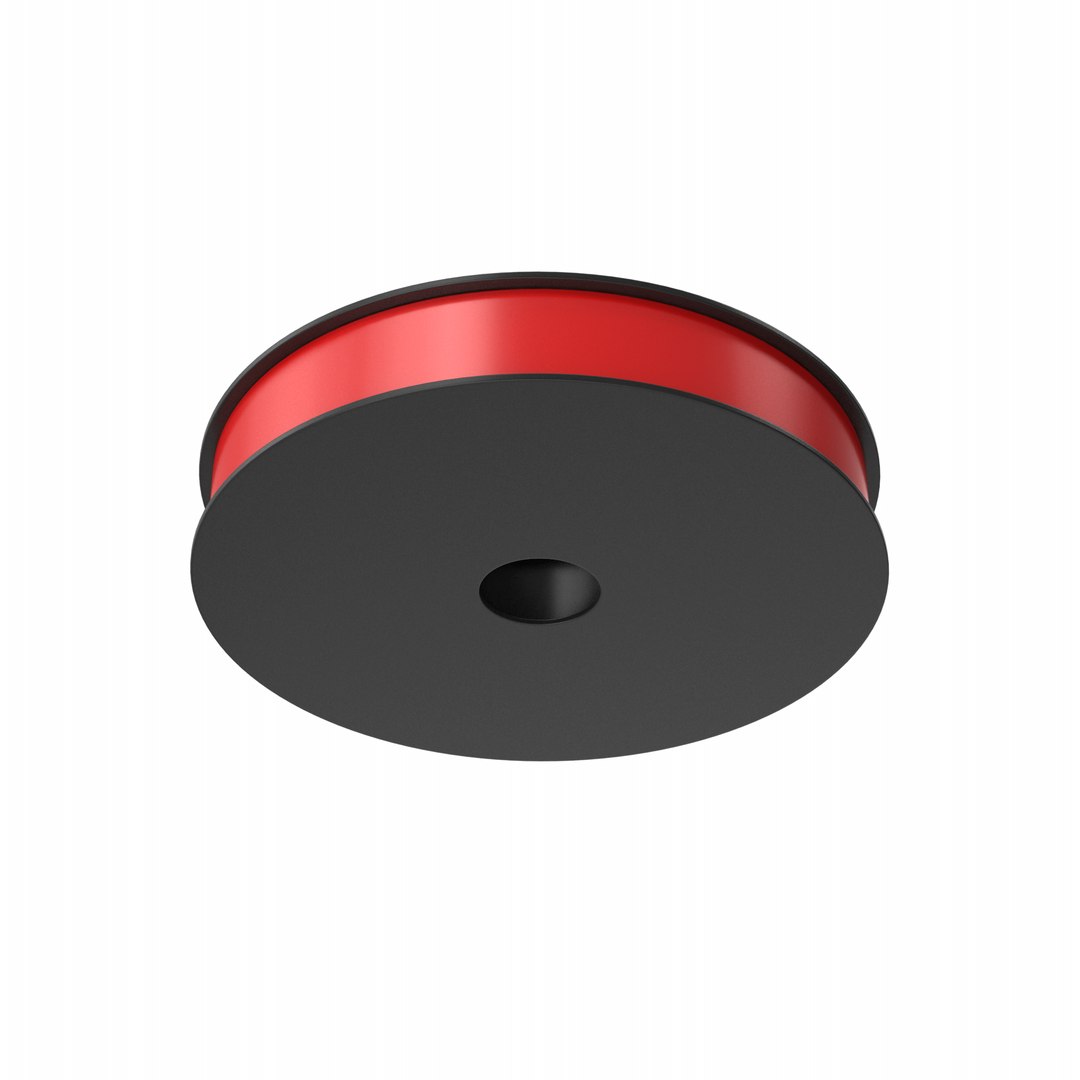 Red Ribbon Plastic Reel Model - TurboSquid 2195824