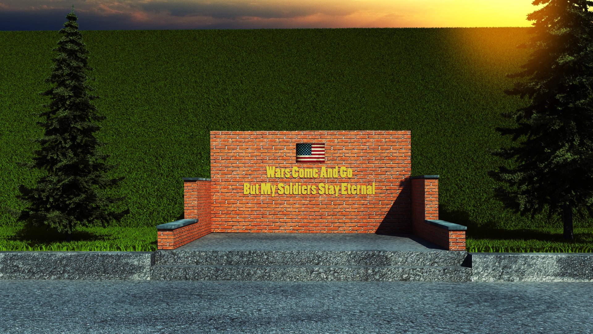 Fallen Memory Soldiers Obj