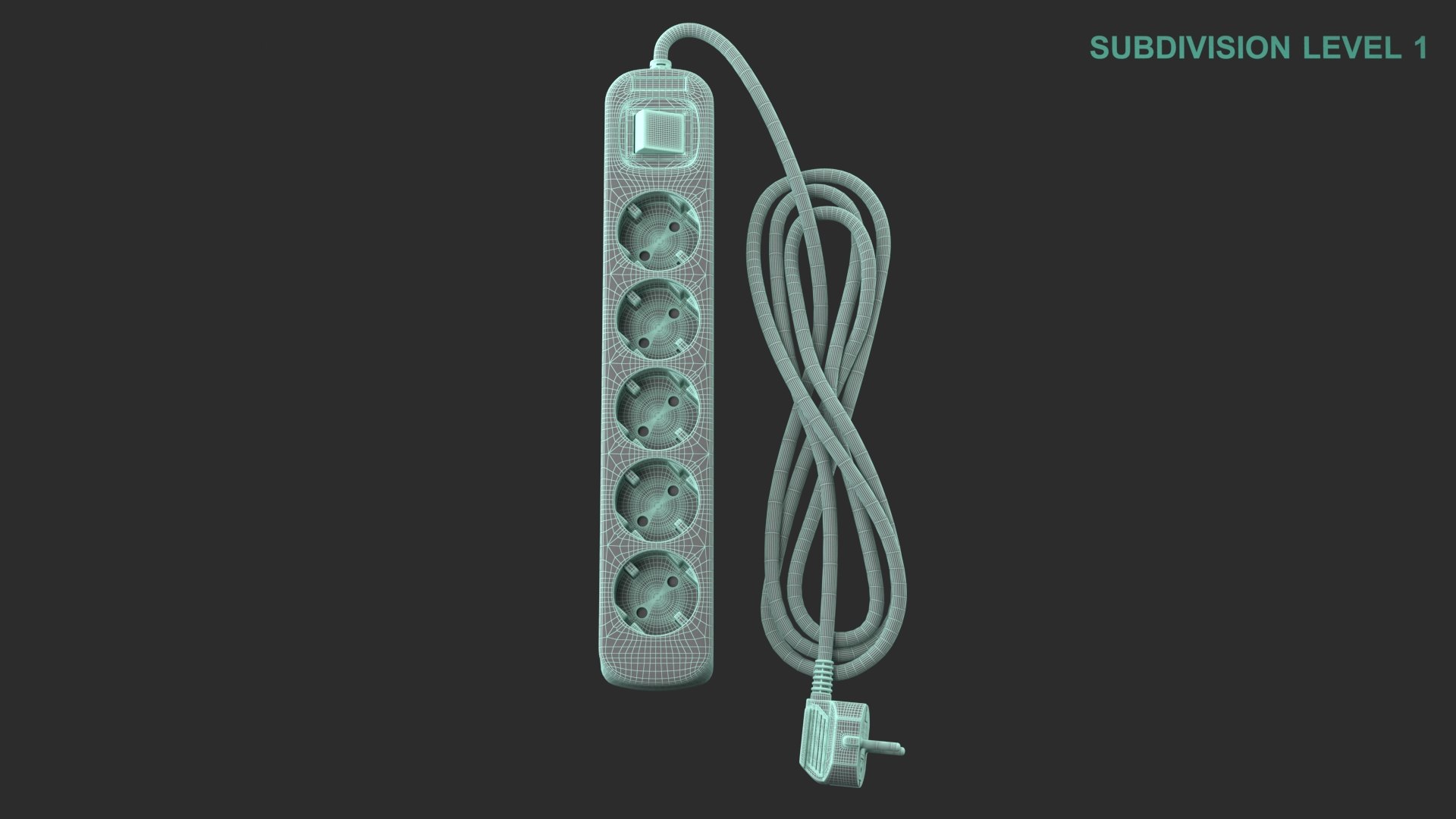 Power Strip Model - TurboSquid 2145729