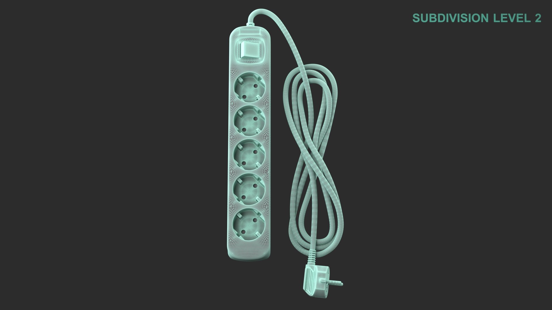 Power Strip Model - TurboSquid 2145729
