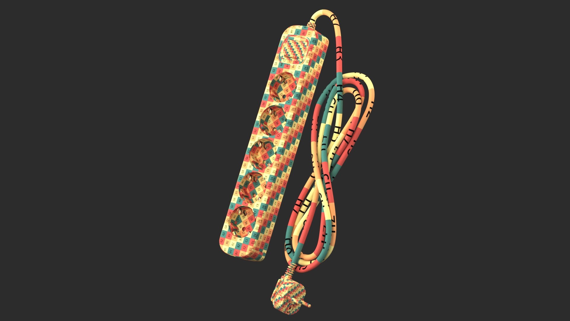 Power Strip Model - TurboSquid 2145729
