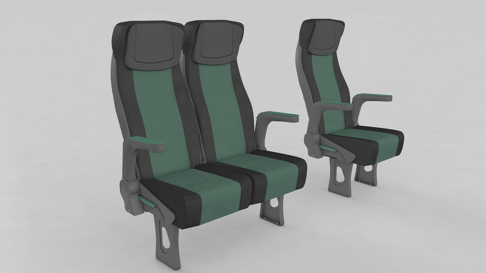 Bus Train 3D Model - TurboSquid 1552360
