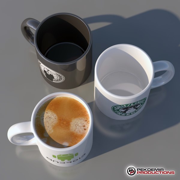 3D Cinema 4D coffee mug cup