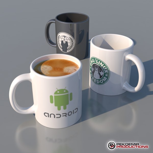 3D Cinema 4D coffee mug cup