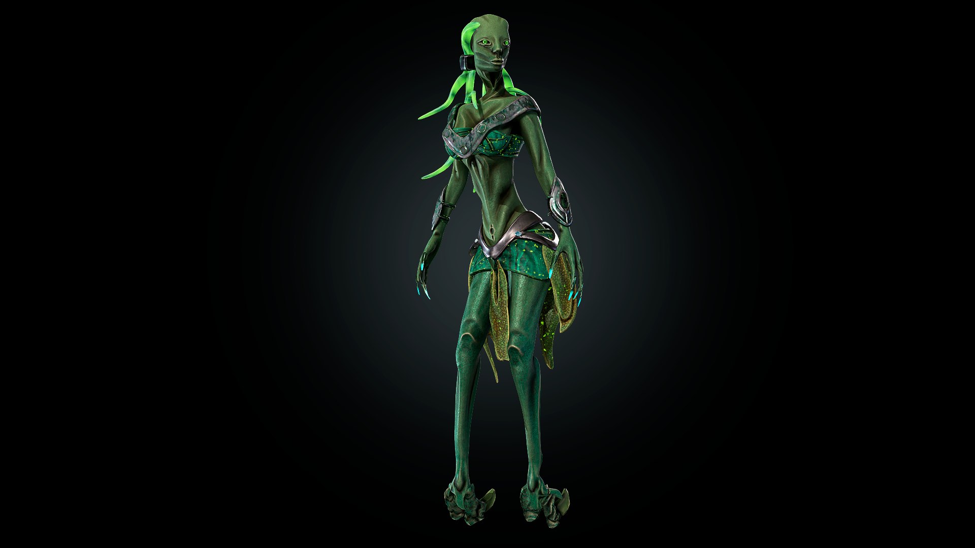 Female Creatures Mini Pack 3D Model - TurboSquid 2395683