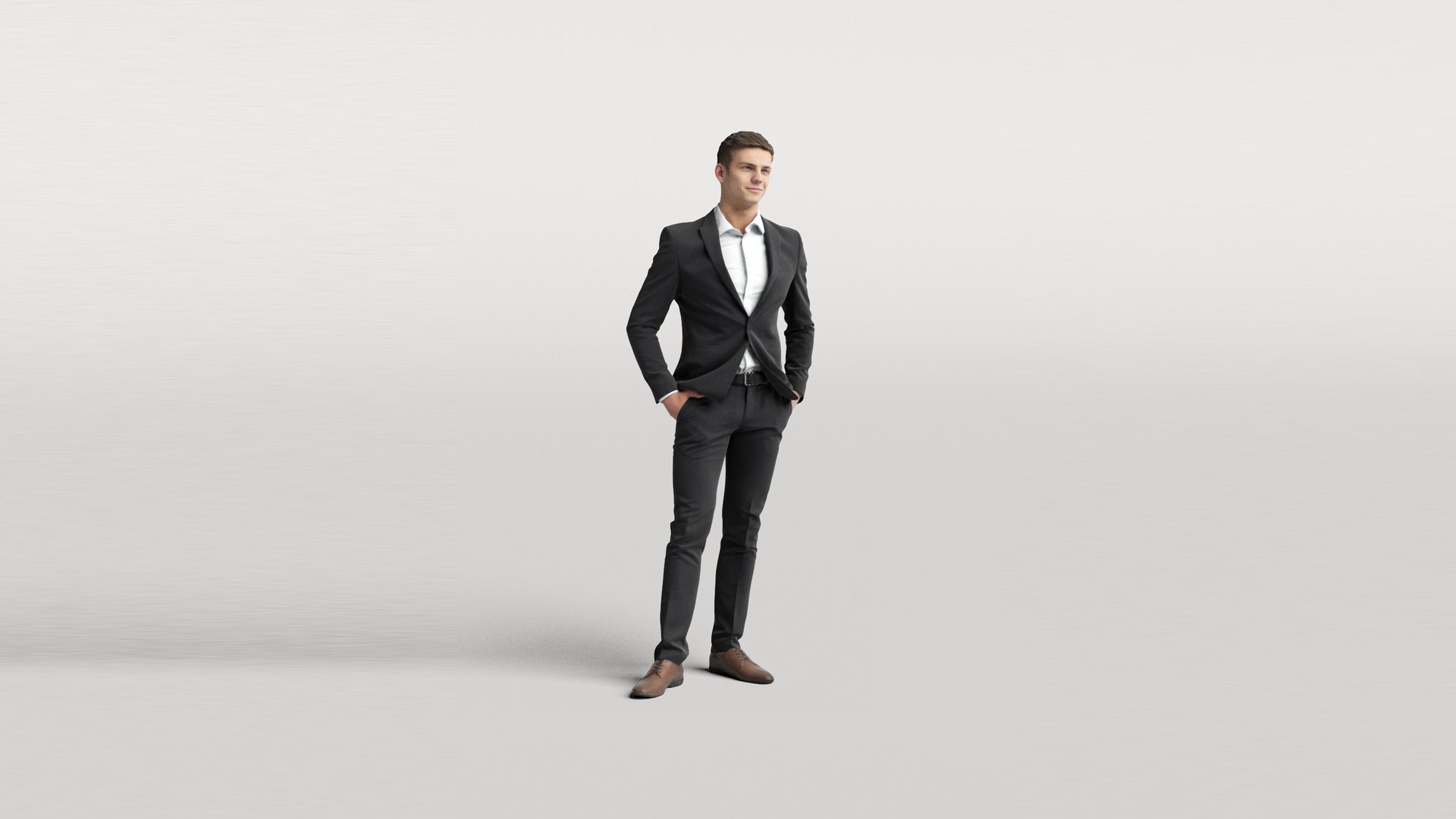 Humano 3d People Model - Businessman Man 01-01 3D Model - TurboSquid ...