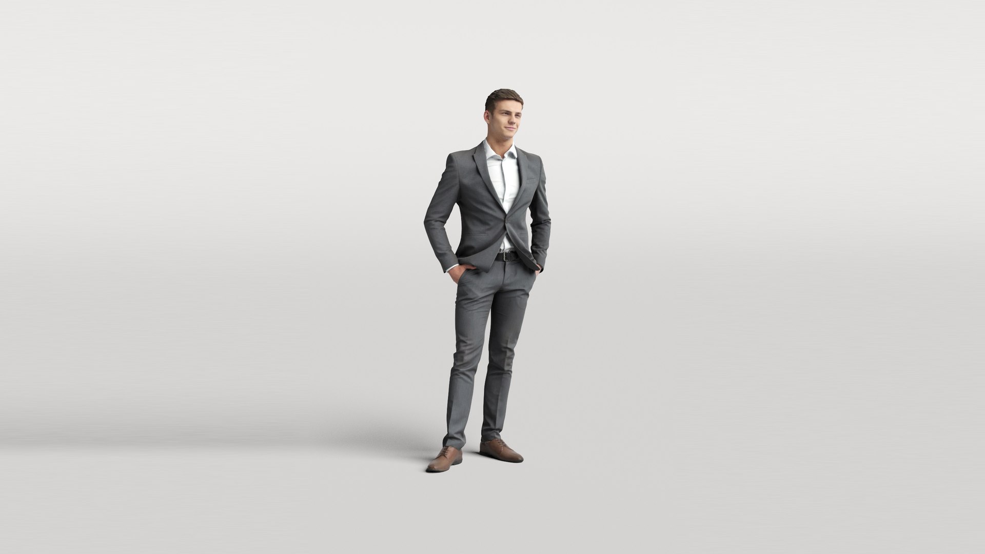 Humano 3d People Model - Businessman Man 01-01 3D Model - TurboSquid ...