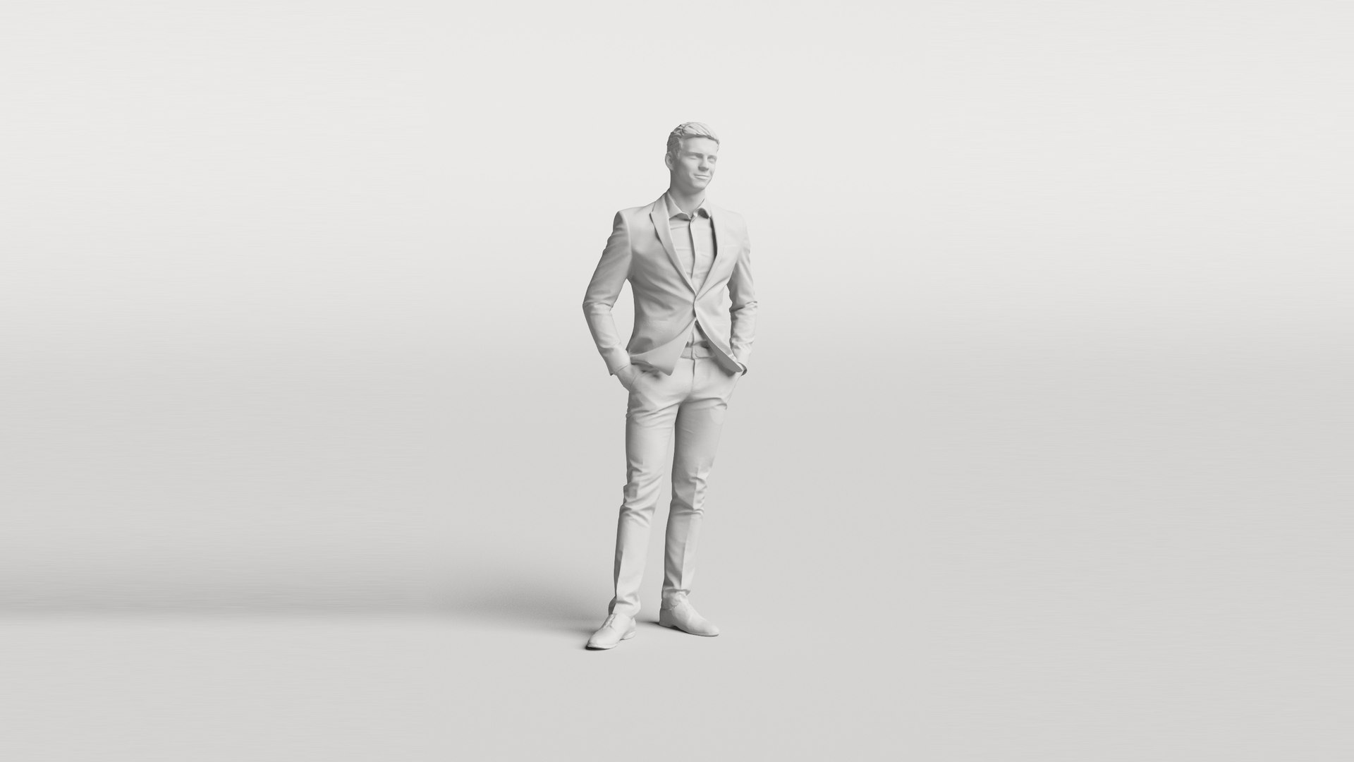 Humano 3d People Model - Businessman Man 01-01 3D Model - TurboSquid ...