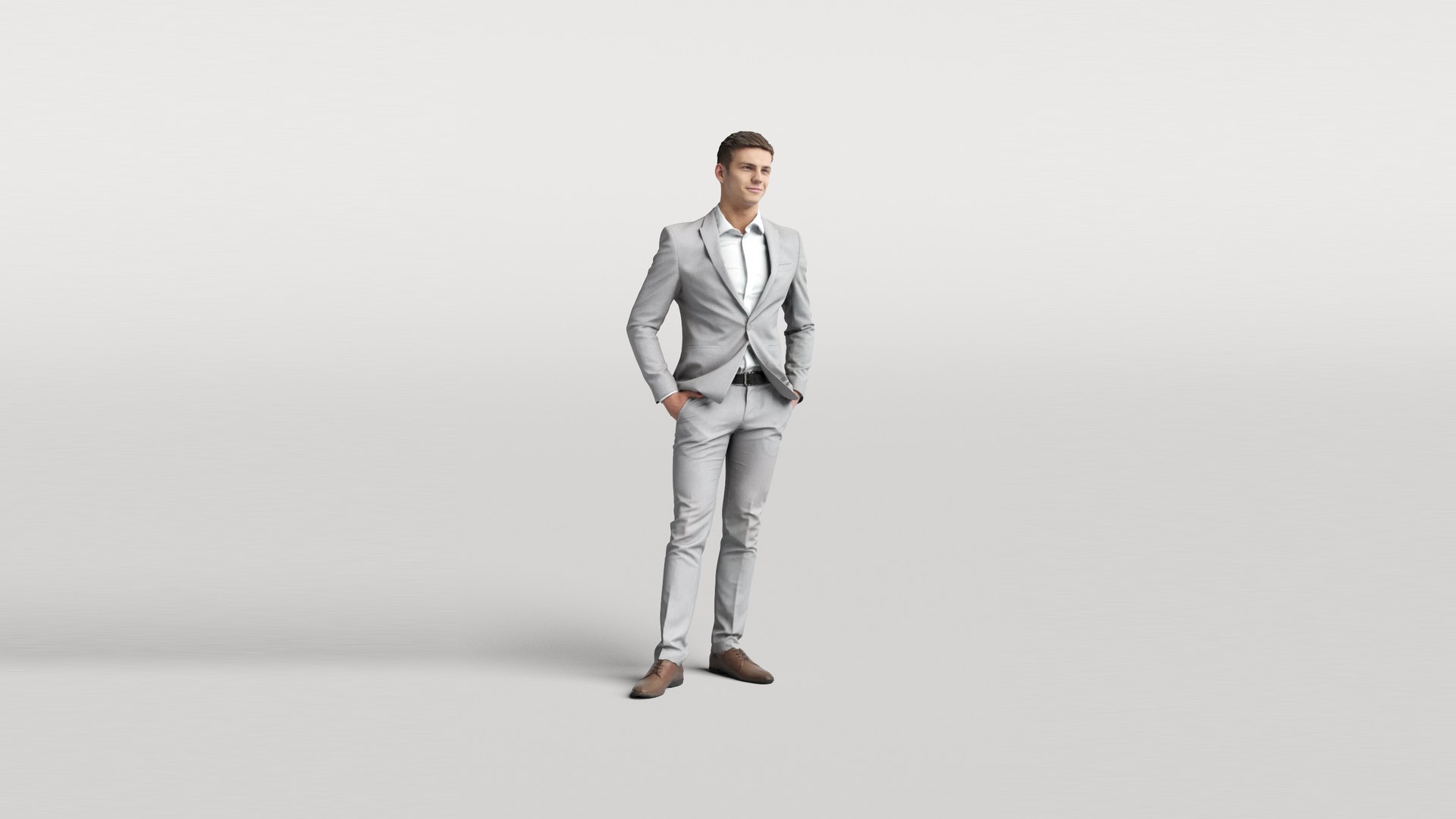 Humano 3d People Model - Businessman Man 01-01 3D Model - TurboSquid ...