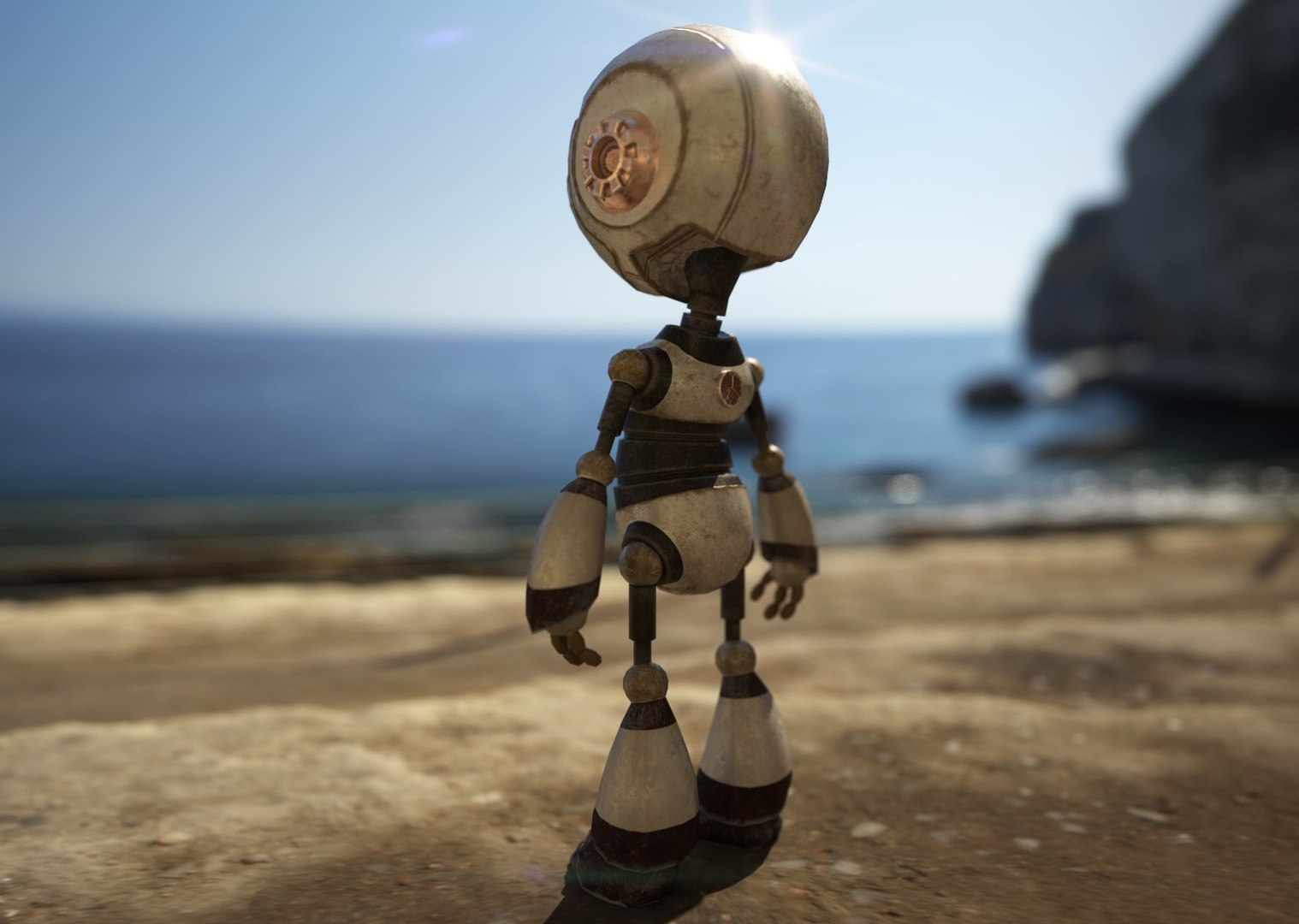 Pbr robot 3D model - TurboSquid 1370265