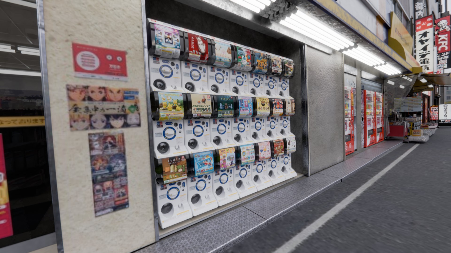 21 Japanese Gashapon Toy Capsule Machines 3D Model - TurboSquid 2250923