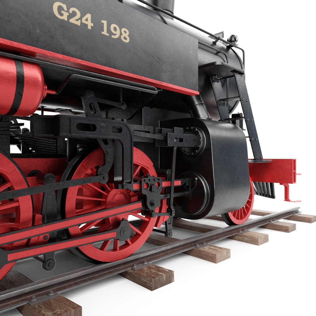 3D Model Steam Locomotive - TurboSquid 2032111