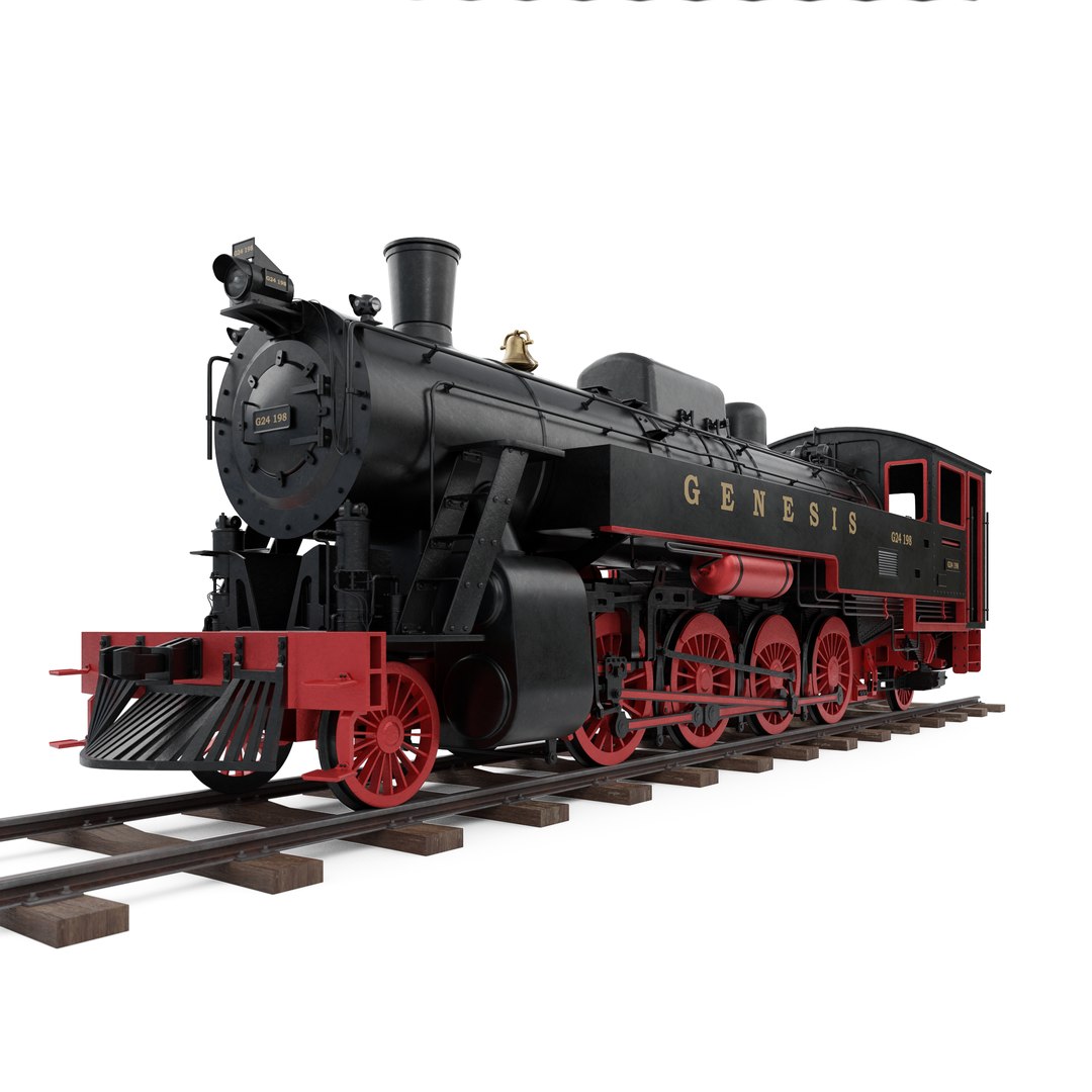 3D Model Steam Locomotive - TurboSquid 2032111