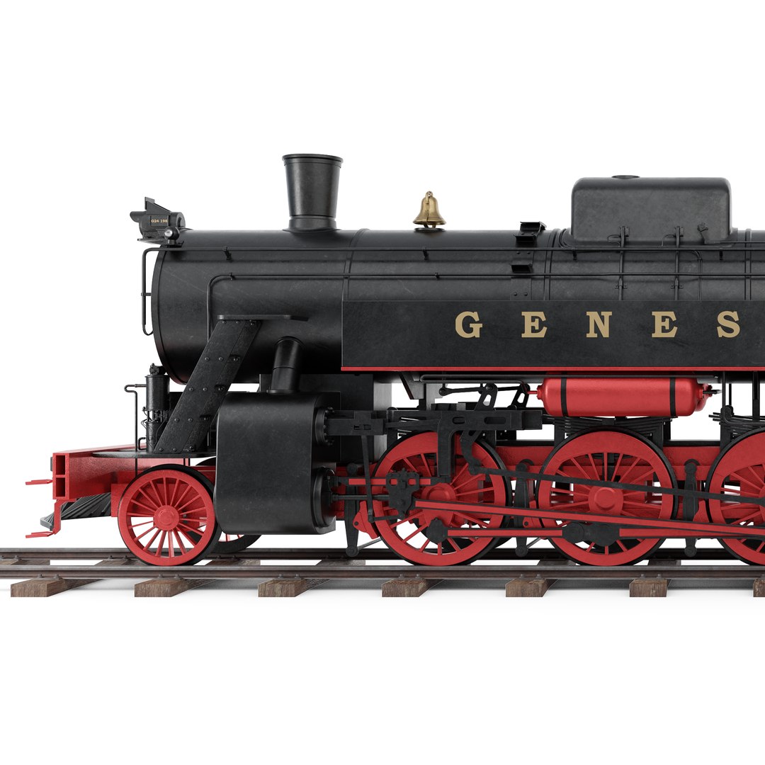 3D Model Steam Locomotive - TurboSquid 2032111