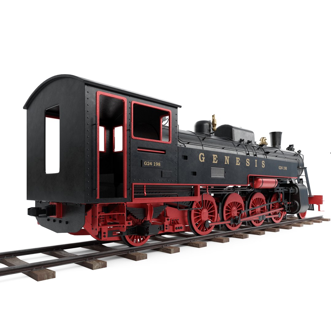 3D Model Steam Locomotive - TurboSquid 2032111