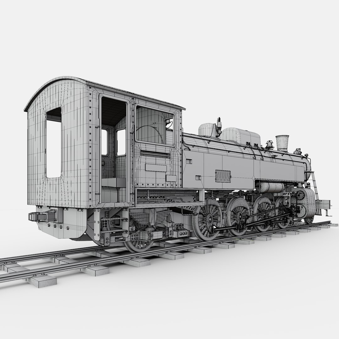 3D model Steam Locomotive - TurboSquid 2032111