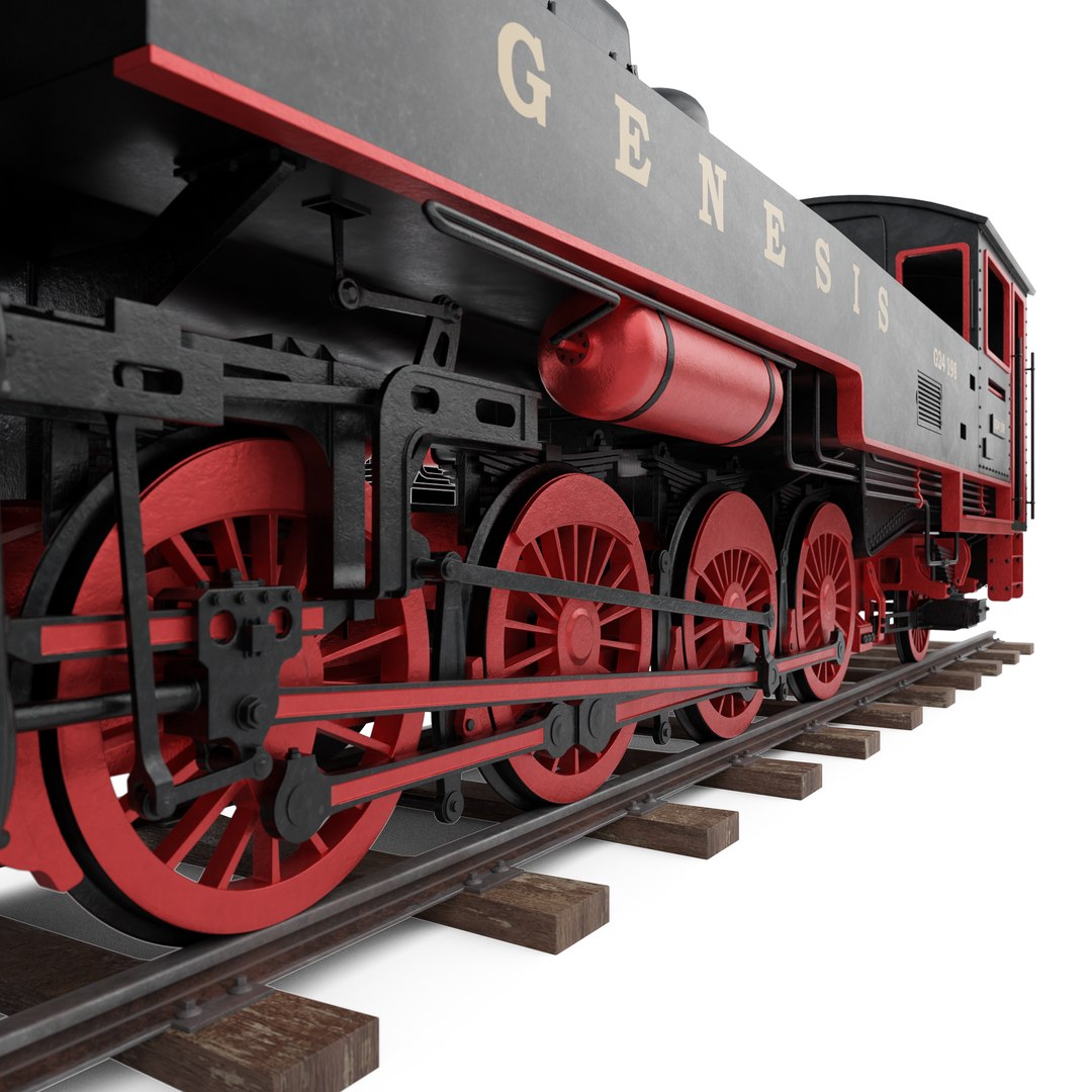 3D Model Steam Locomotive - TurboSquid 2032111