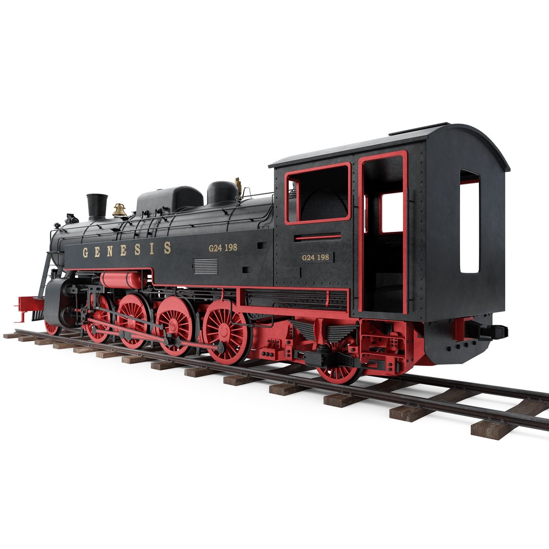 3D Model Steam Locomotive - TurboSquid 2032111