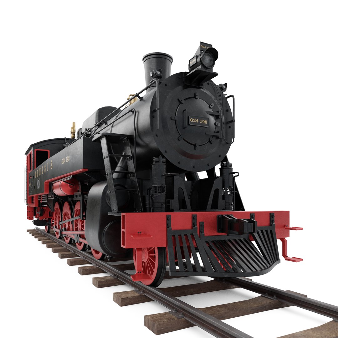 3D Model Steam Locomotive - TurboSquid 2032111