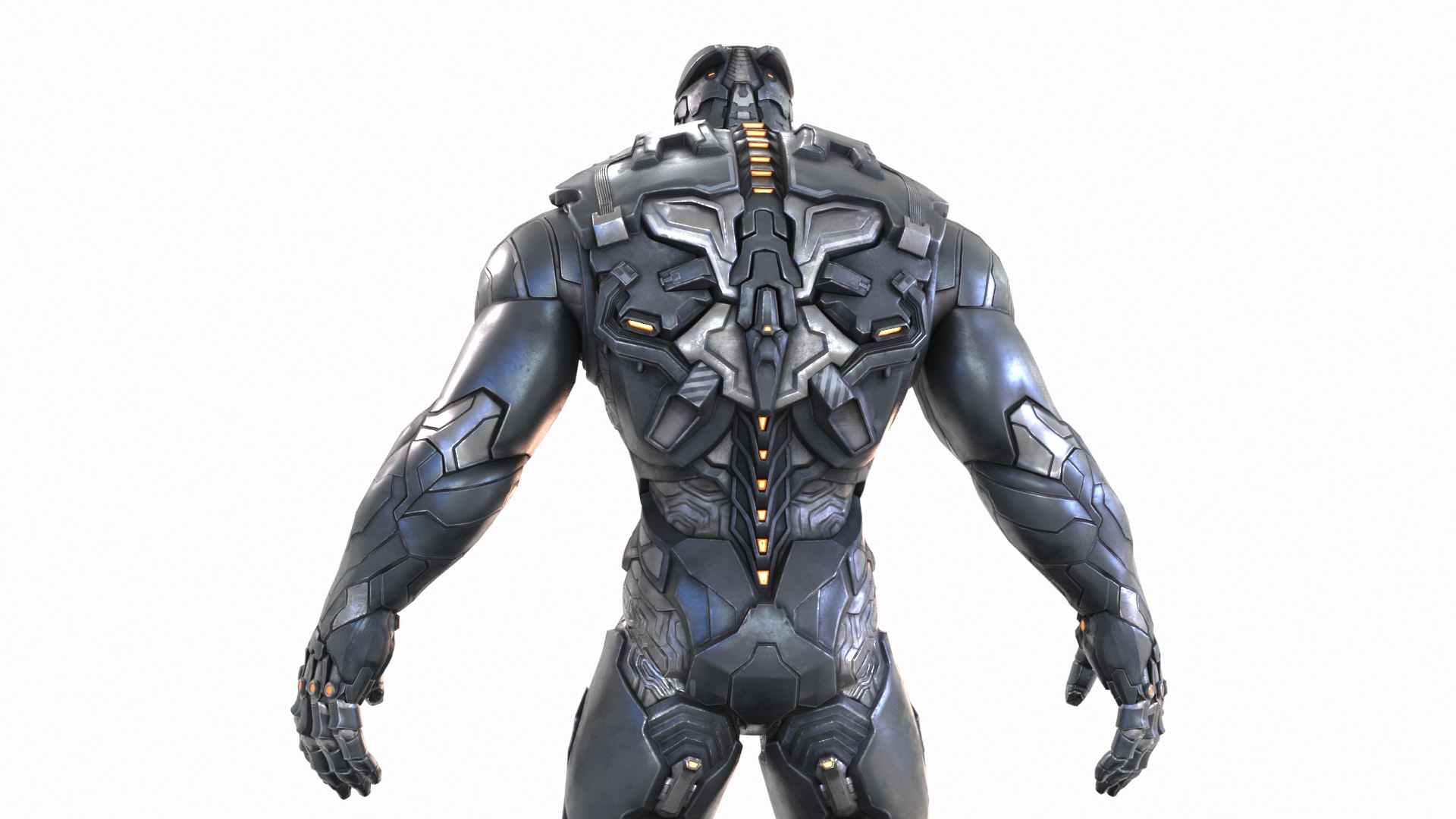 Sci-Fi Cyborg 3D model - TurboSquid 2153938
