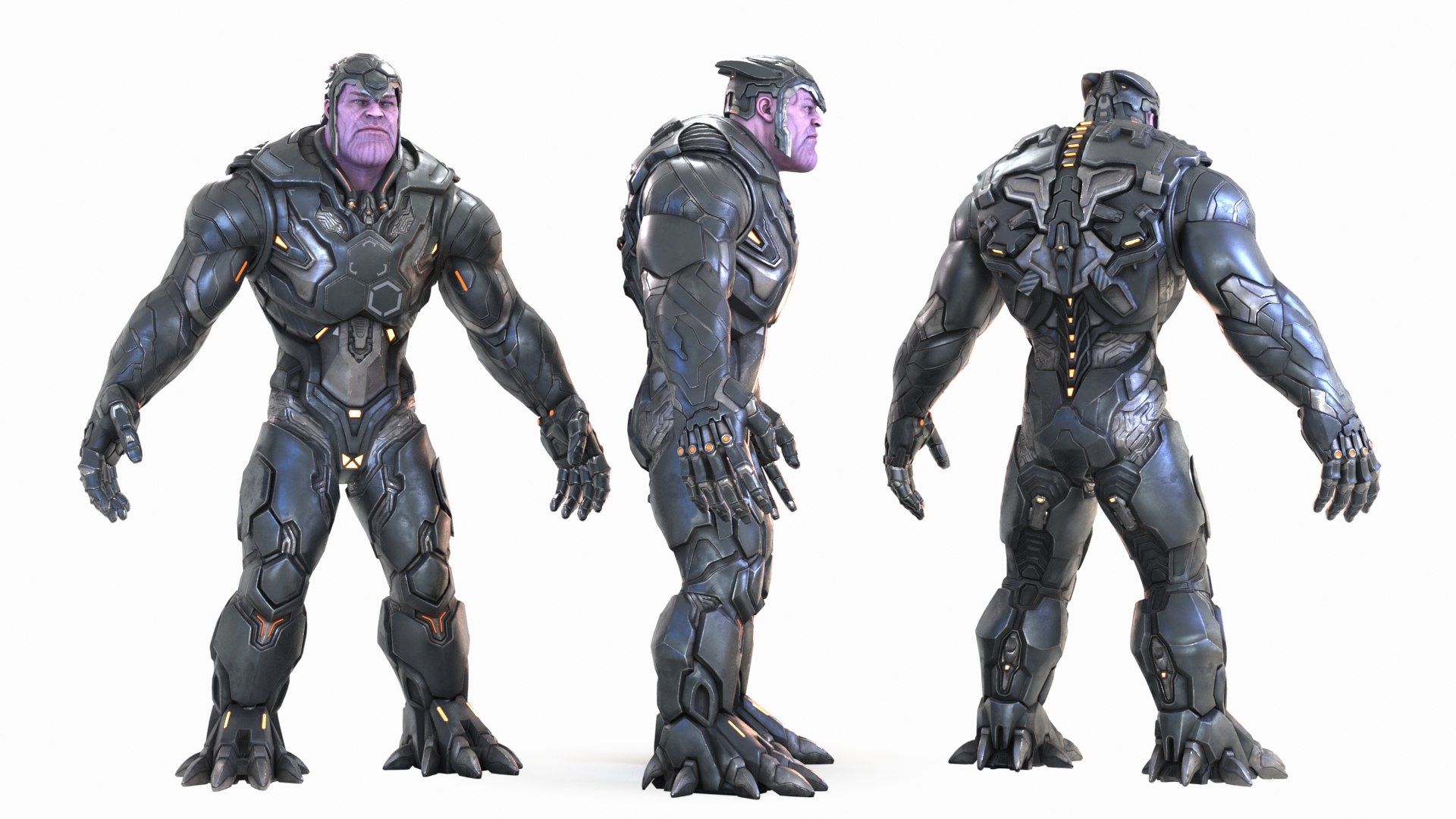 Sci-Fi Cyborg 3D model - TurboSquid 2153938