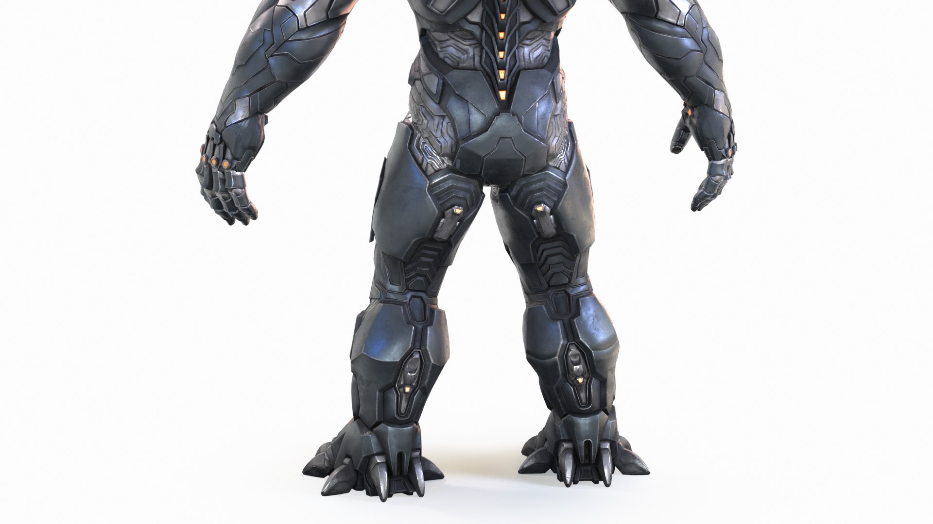 Sci-Fi Cyborg 3D model - TurboSquid 2153938
