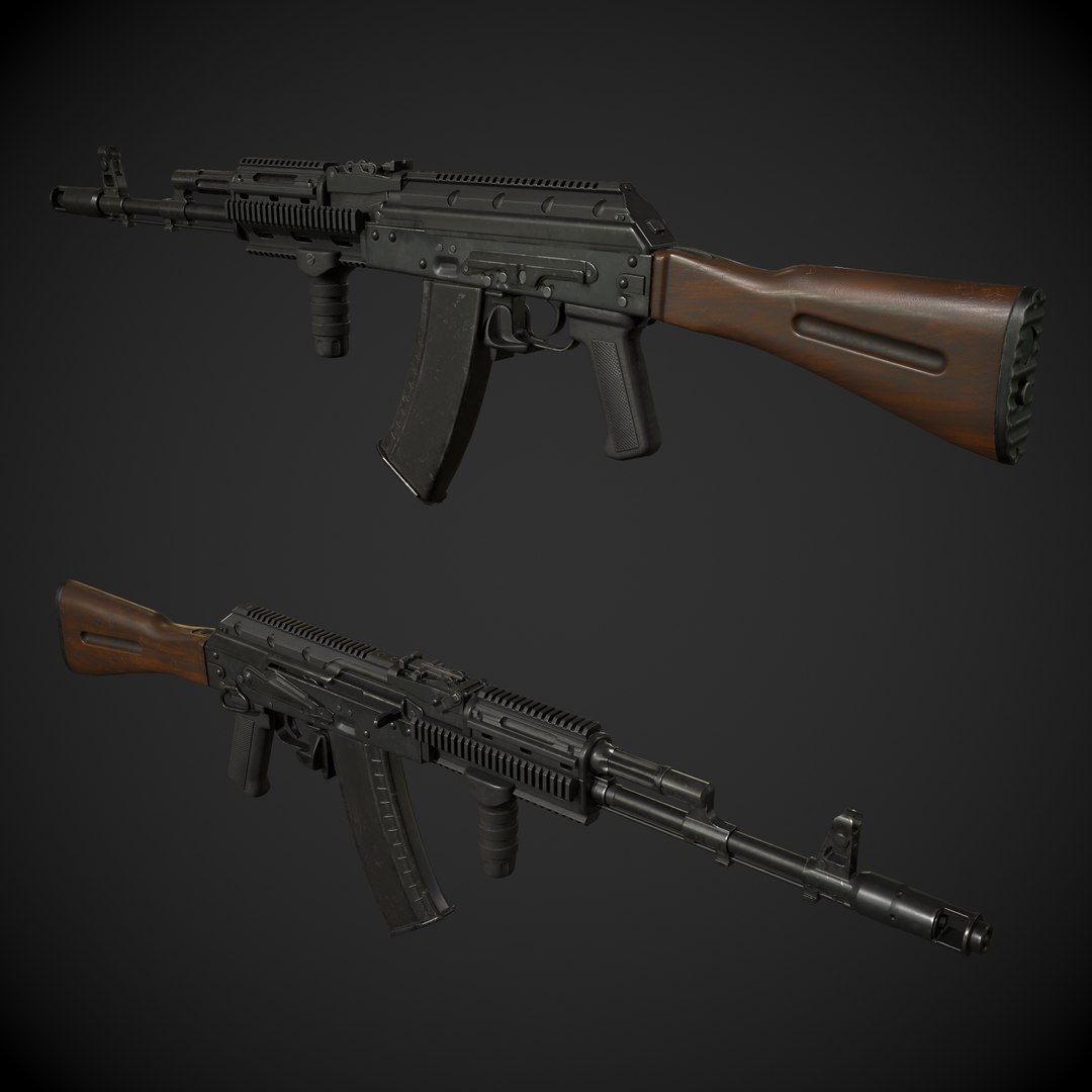 AK-74 Rifle 3D Model - TurboSquid 1745987