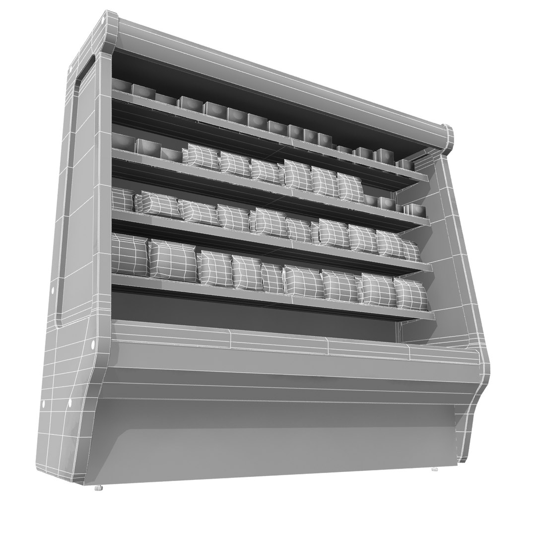 Display Freezer 3d Model