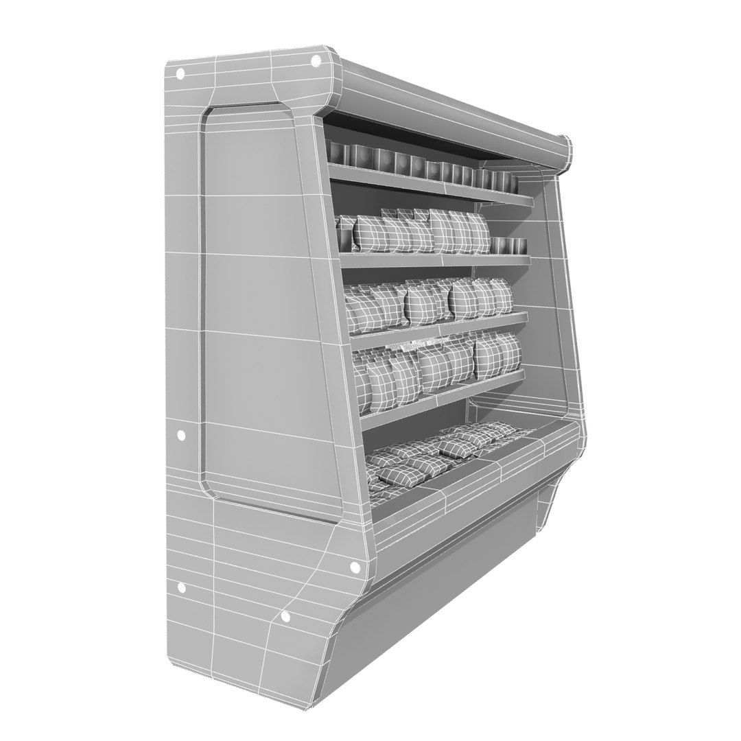 Display Freezer 3d Model