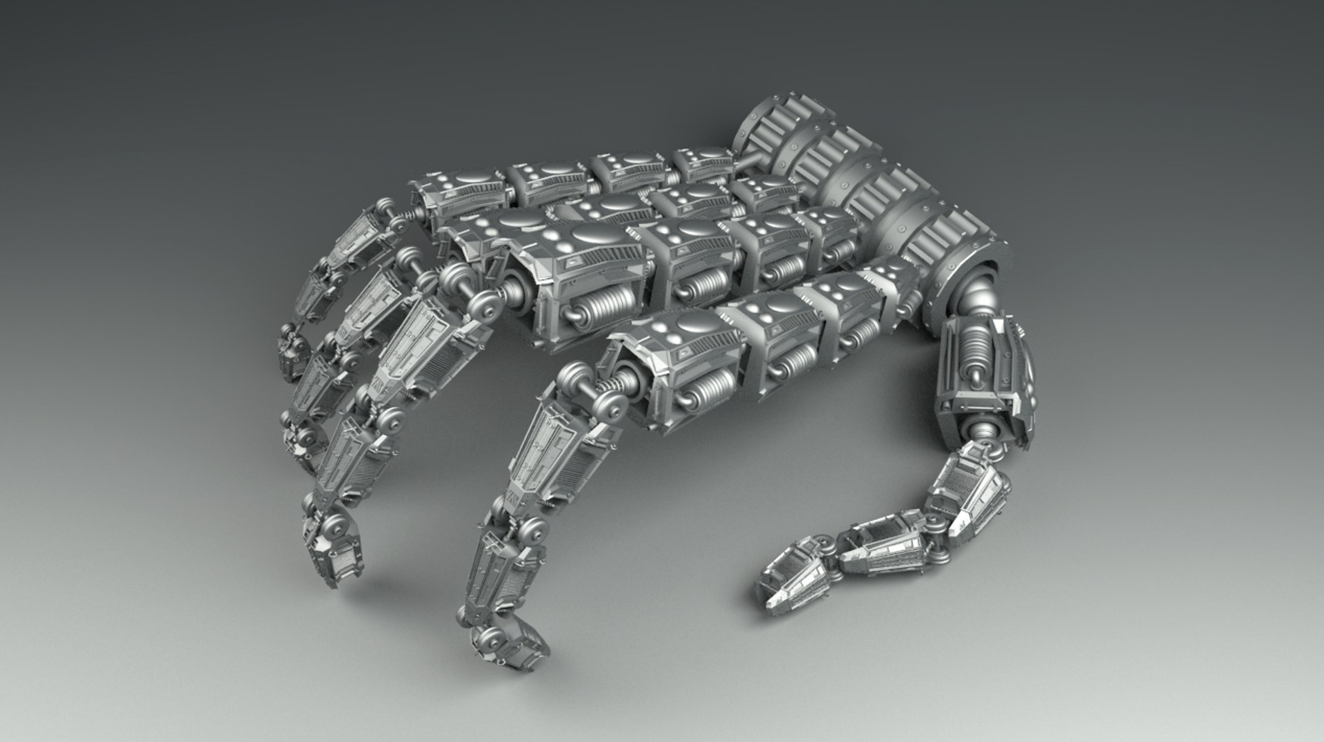 Robotic Finger Model - TurboSquid 1516683