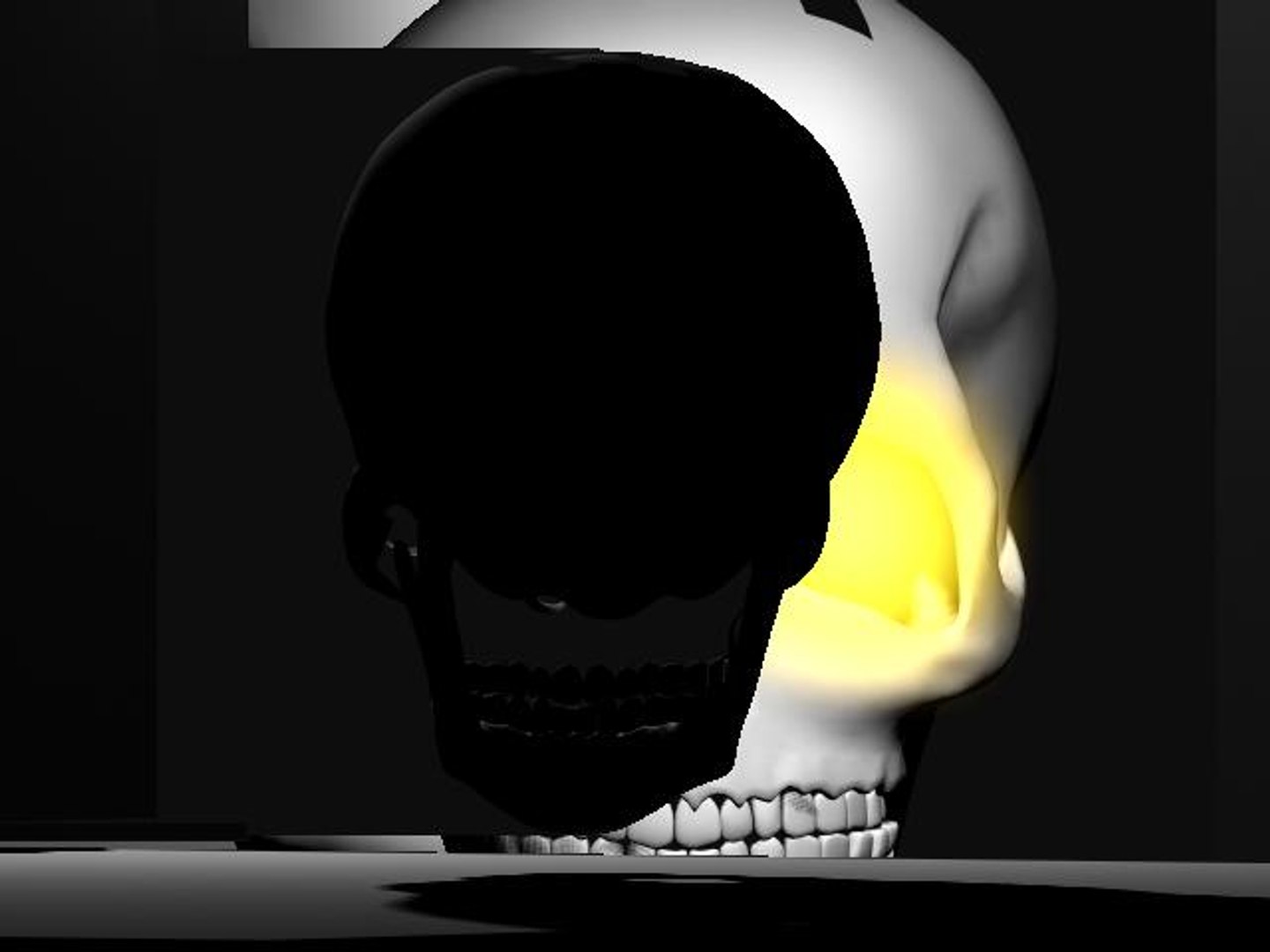Free Glowing Skull 3d Model