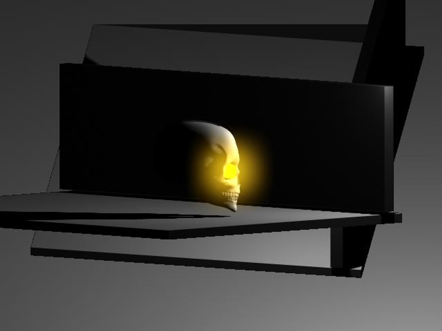 Free Glowing Skull 3d Model