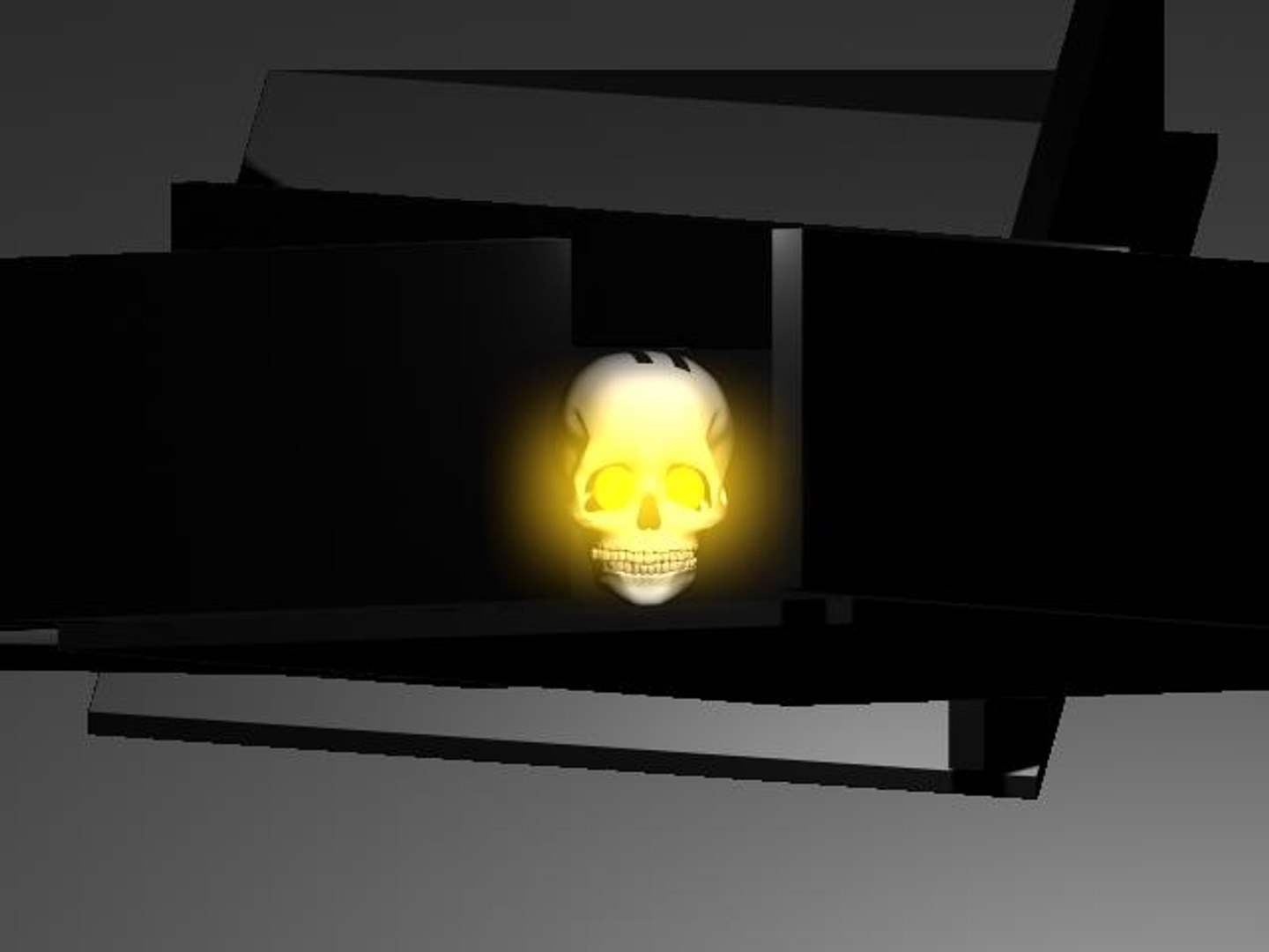 Free Glowing Skull 3d Model