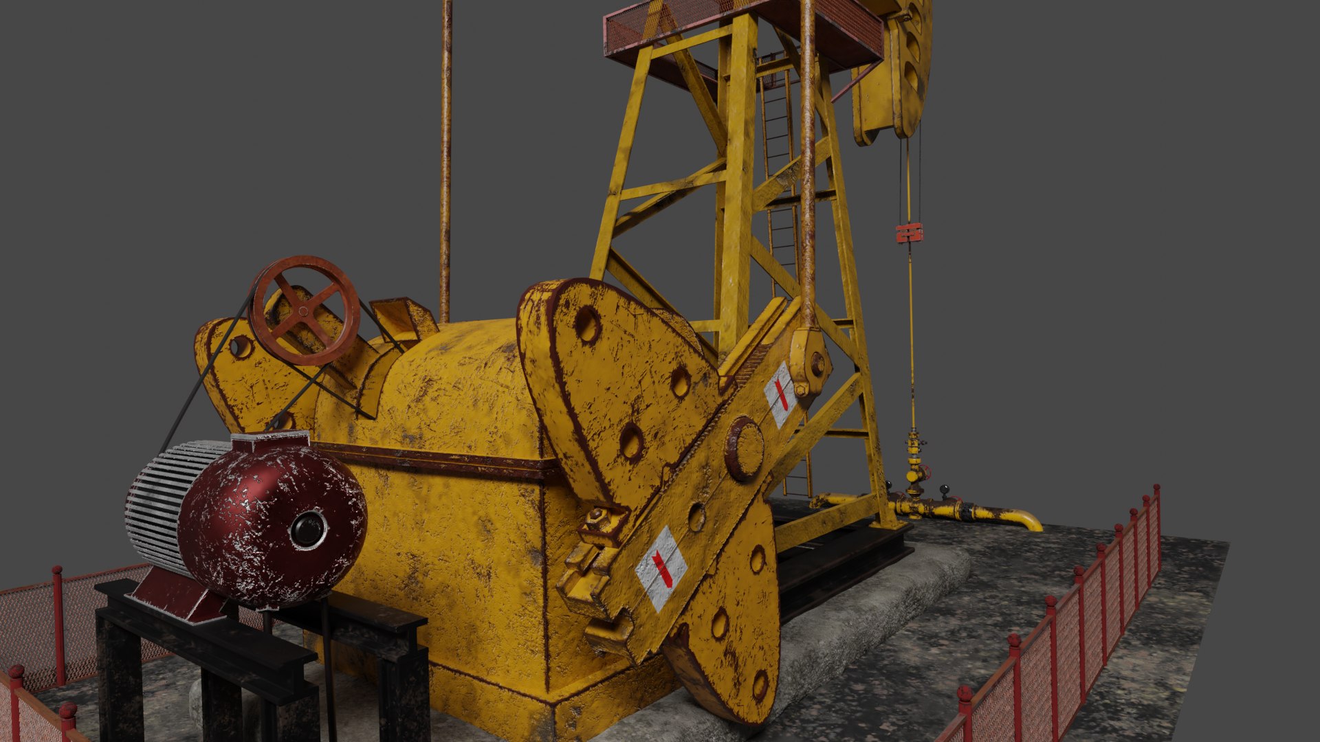 Oil Rig Model - TurboSquid 1936057