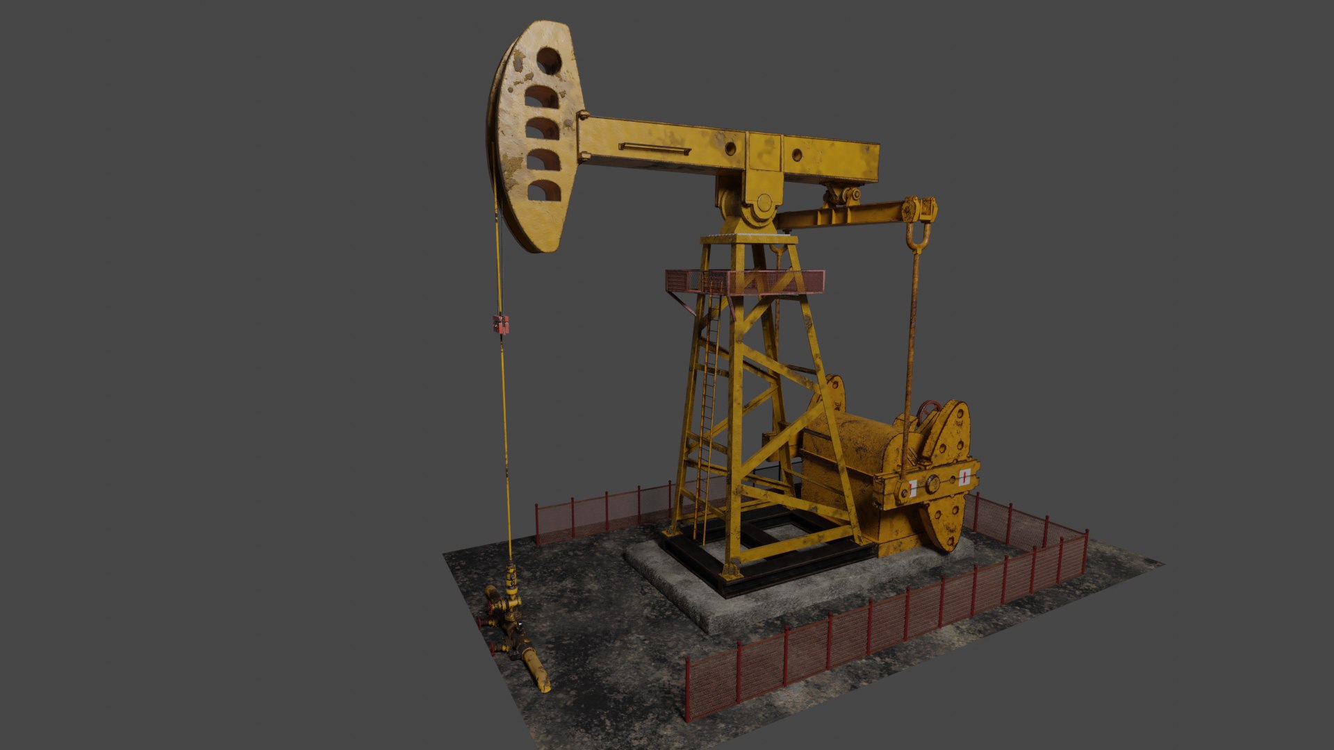 Oil Rig Model - TurboSquid 1936057