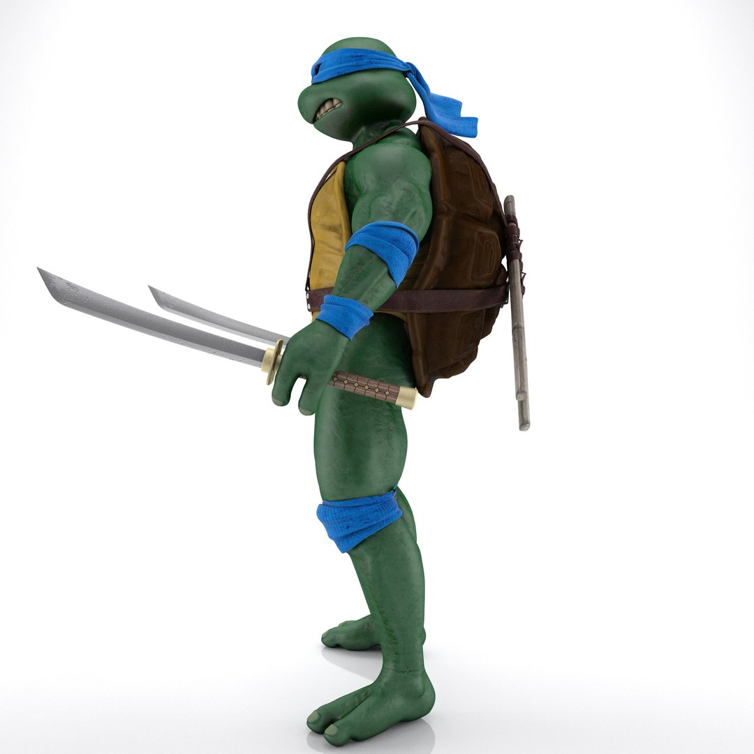 TMNT Ninja Turtles Leonardo 3D Model - TurboSquid 2189957
