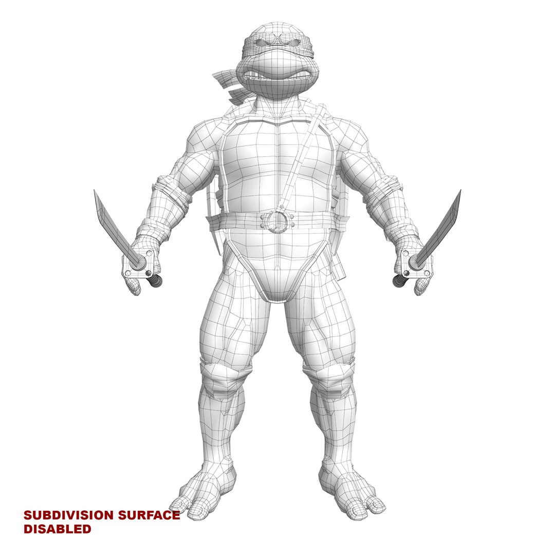 TMNT Ninja Turtles Leonardo 3D Model - TurboSquid 2189957