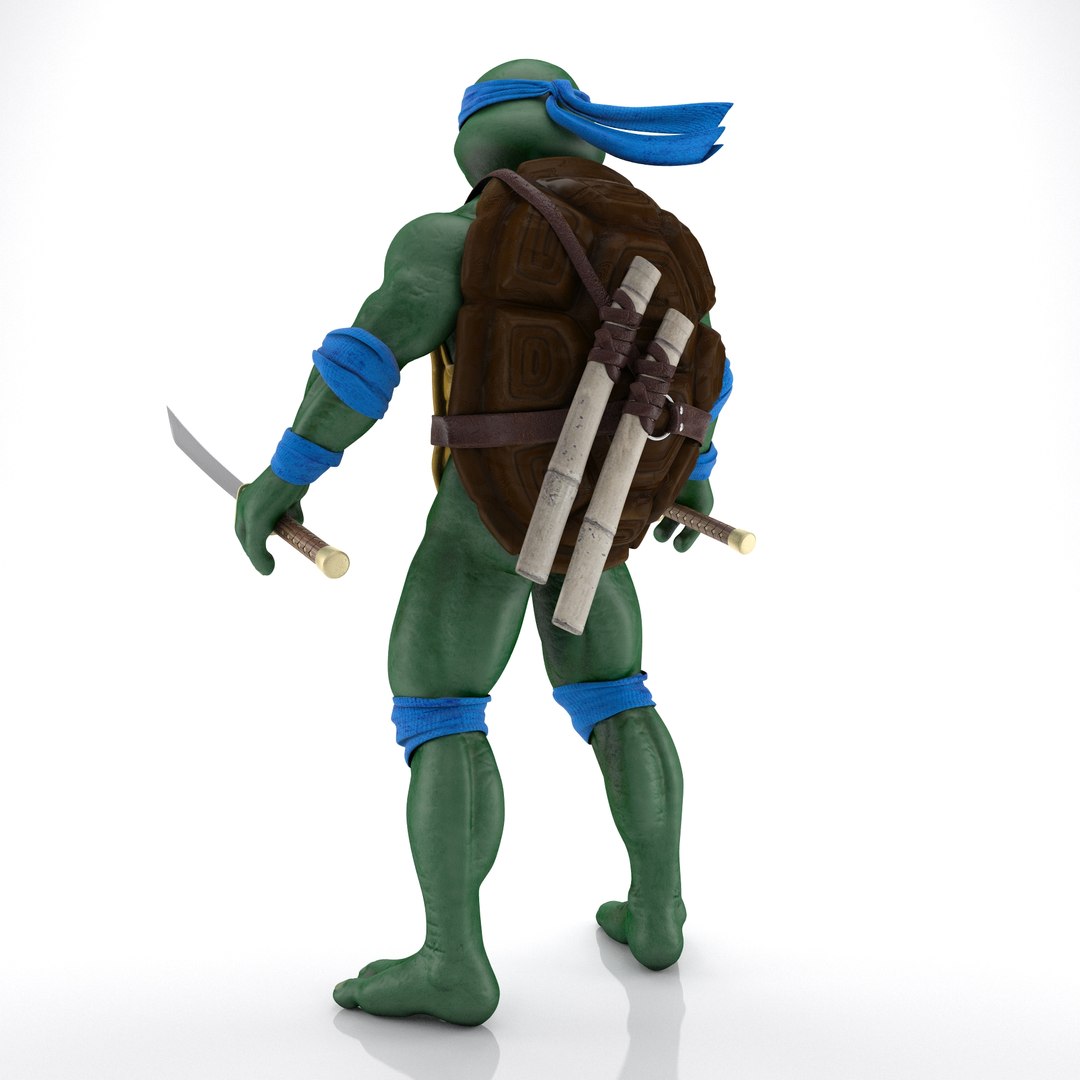 TMNT Ninja Turtles Leonardo 3D Model - TurboSquid 2189957