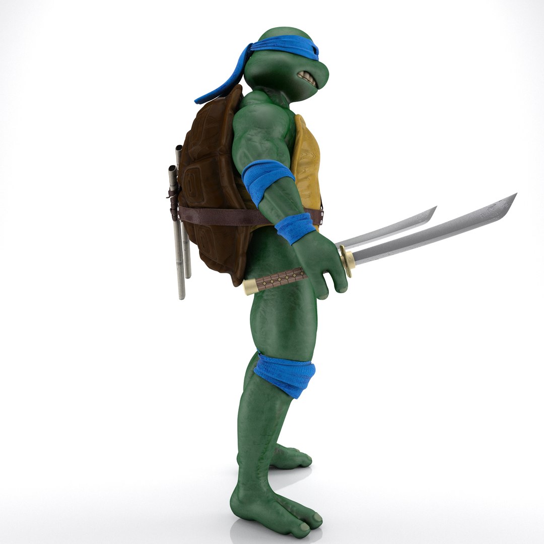 TMNT Ninja Turtles Leonardo 3D Model - TurboSquid 2189957