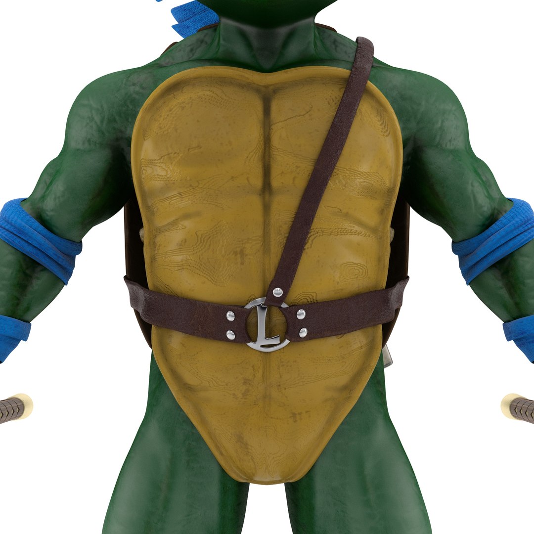 TMNT Ninja Turtles Leonardo 3D Model - TurboSquid 2189957