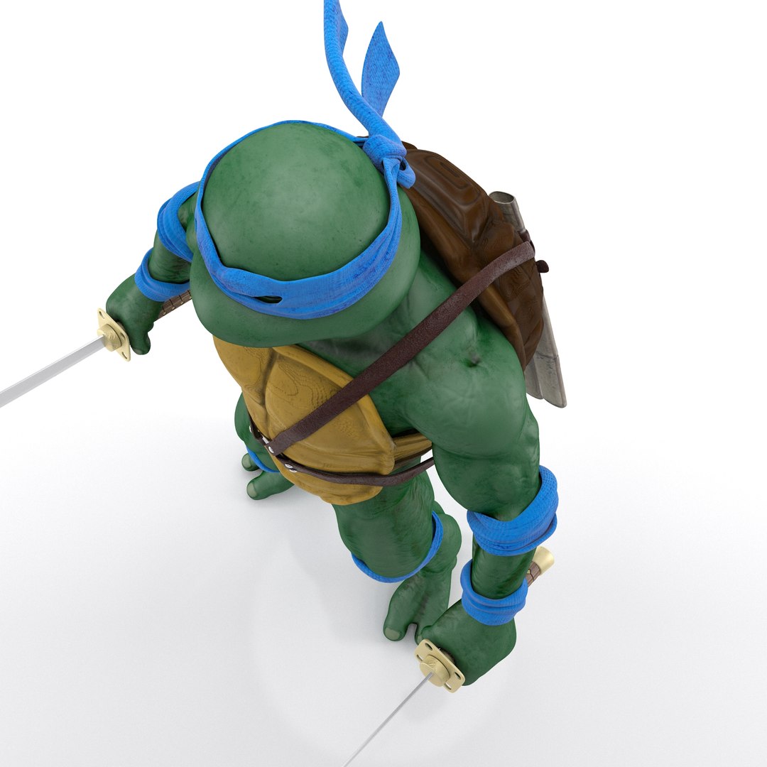 TMNT Ninja Turtles Leonardo 3D Model - TurboSquid 2189957