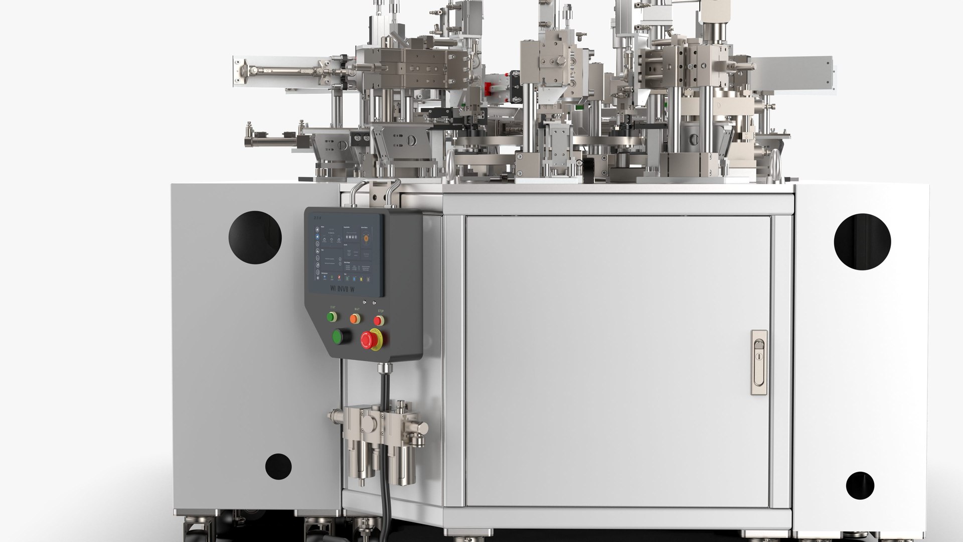 Automatic Toy Tooth Gear Box Assembly Machine 3D Model - TurboSquid 2298467